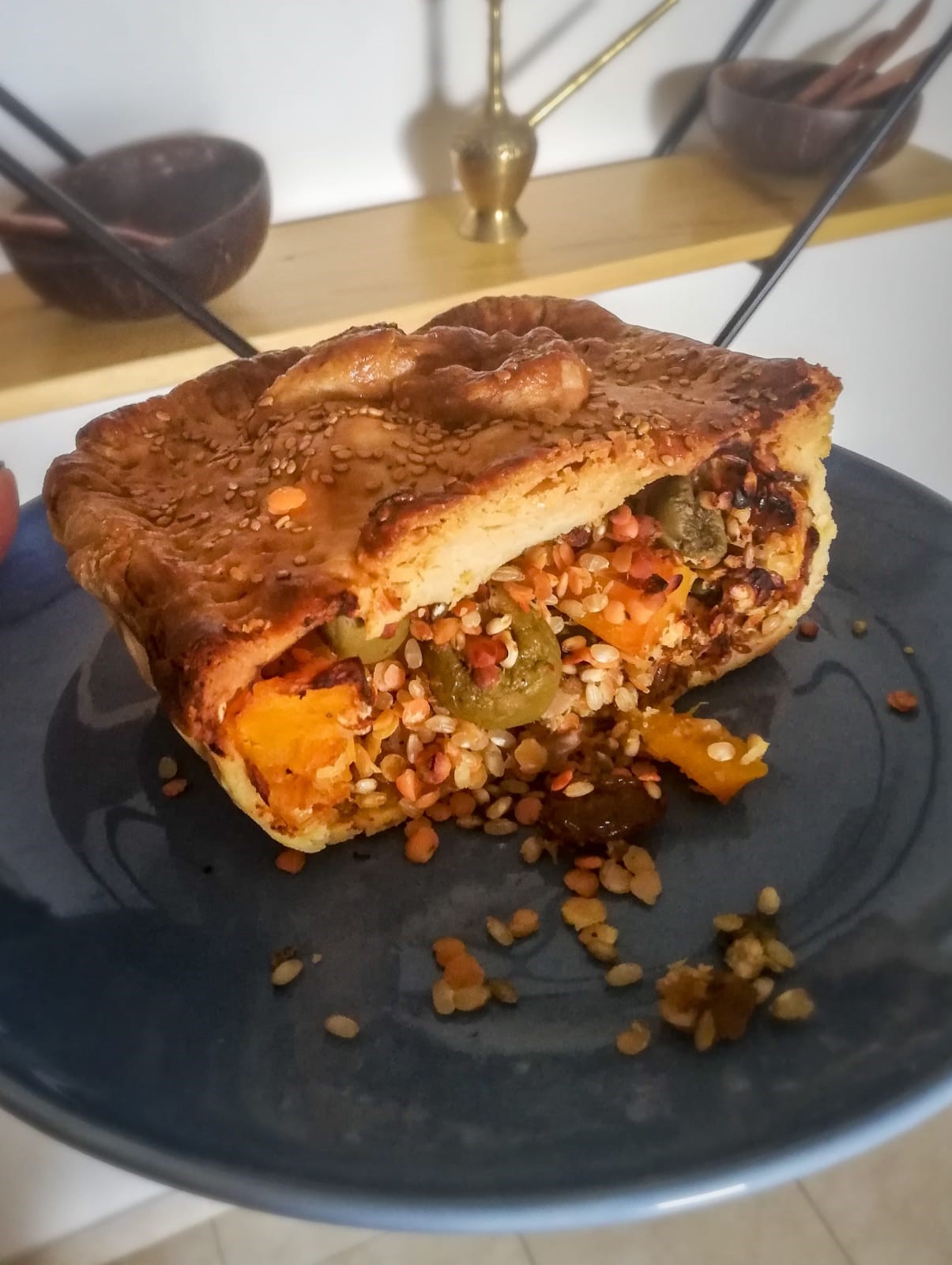 Vegan Pumpkin Pie - Veggy Malta
