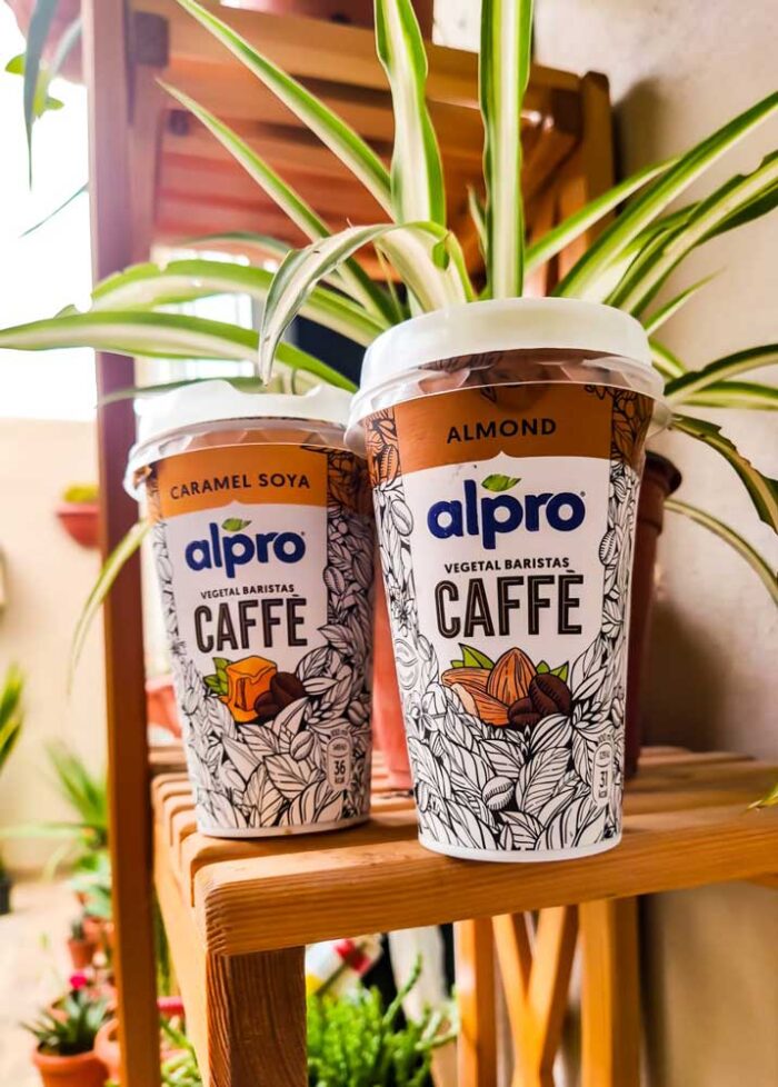 VeggyMalta checks out Alpro Caffè lattes - on-the-go cups - Veggy Malta