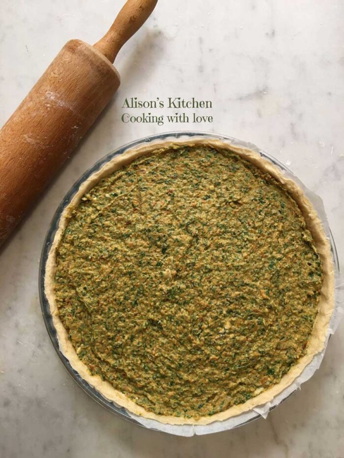 Pumpkin & Spinach "Quiche" - Veggy Malta